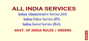 All India Services (AIS) – Rules/Orders/Instructions – Disciplinary and ...